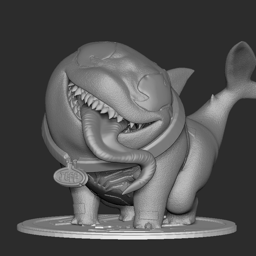 🦈 Venomized Jeff the Landshark - Marvel Rivals・ STL File for 3D ...
