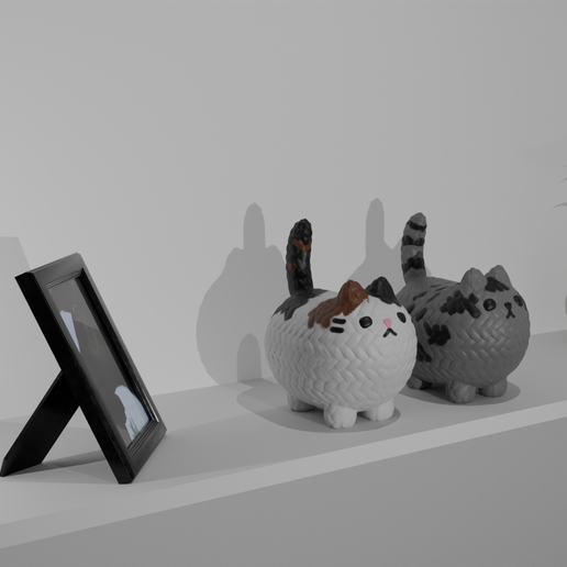🐱 Crochet Mini Cat・ STL File for 3D printing・Cults