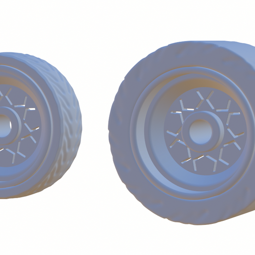 🚗 1/64 drag wheels・Free STL File for 3D printing・Cults