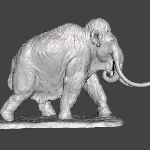 🦣 JEFFERSONIAN MAMMOTH REALISTIC FIGURE MINIATURE MODEL PREHISTORIC DND ...