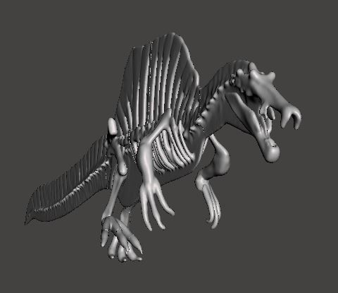 💀 spinosaurus skeleton・ 3D File for 3D printing・Cults