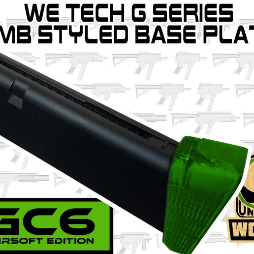 🔫 WE TECH G series, KJW KP13 KP17, AW VX: DMB styled baseplate・Free STL ...