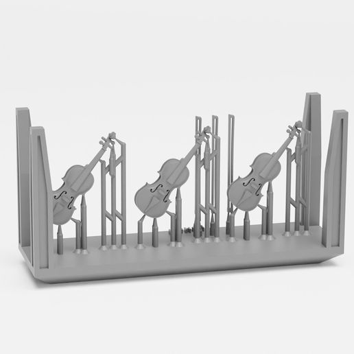 🎻 Musical Instruments pack - 1/35 diorama accessories - supported・ 3D ...