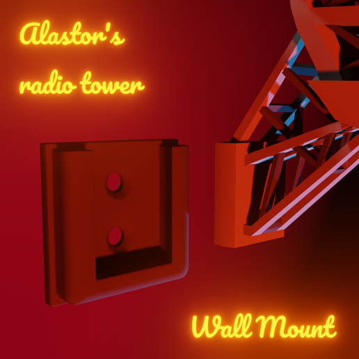📻 Alastor's Radio Tower - Hazbin Hotel・ STL File for 3D printing・Cults