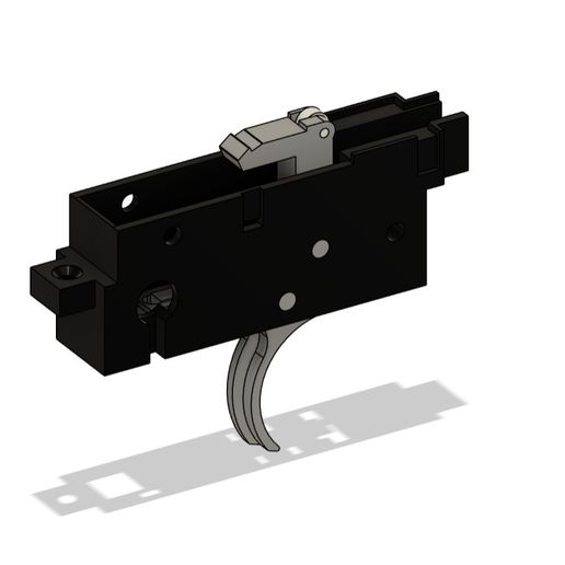 🔫 GBBR AIRSOFT TRIGGER MECHANISM・ STEP File for 3D printing and CNC ...