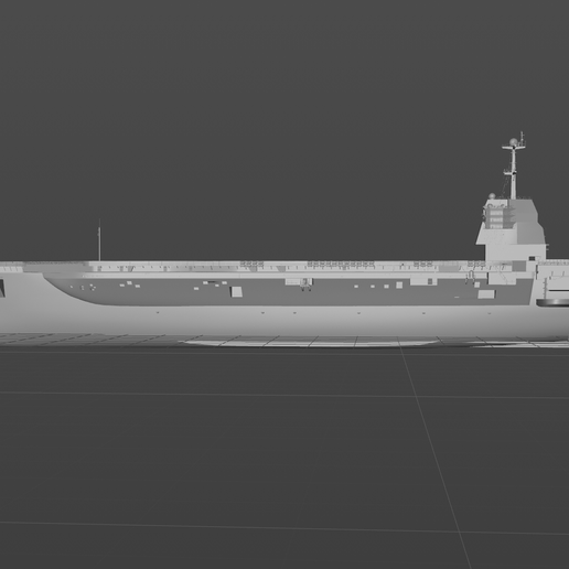 🚢 Digital model of the USS Enterprise CVN-80・ OBJ File for 3D printing ...