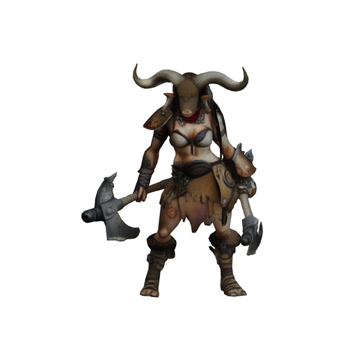 ♀️ Female Minotaur・ STL File for 3D printing・Cults