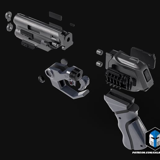 🎭 Blade Runner Luv's Blaster - 3D Print Files・ 3D File for 3D printing ...