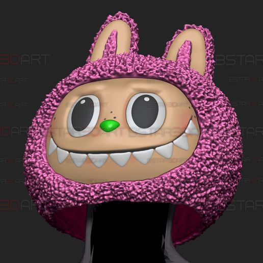 👾 Labubu Head High Quality For Decoration and Wearable for Cosplay・ 3D ...