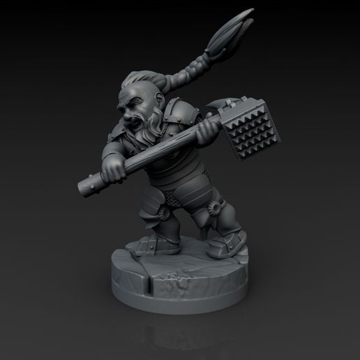 STL file Dwarf Army 02 🎲 ・3D printer model to download・Cults