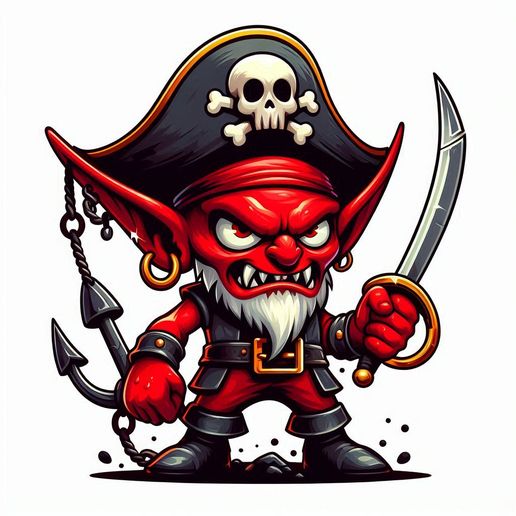 3D file Old Gobbo Pirate Conversion 👴 ・3D print object to download・Cults