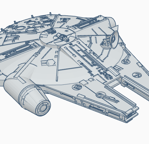 millennium falcon coloring sheet