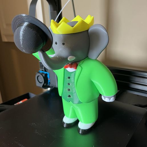 🐘 Babar the Elephant・3D Print with the Artillery X1 3D printer・Cults