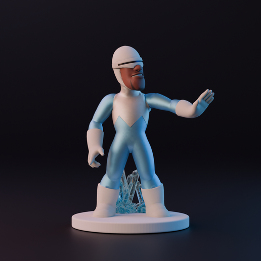 👾 Frozone - The Incredibles・Free STL File for 3D printing・Cults