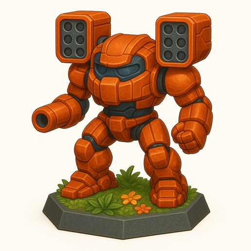 🐱 Mad Cat Mech Warrior Chibi style 3D printable model・Free STL File for ...