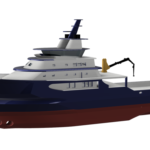 🐝 Bee Tug / Tug Tugboat Bateau RC・ OBJ File for 3D printing・Cults