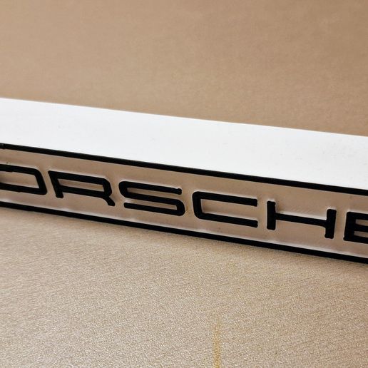 🏷️ Porsche Label Paperweight – Elegant Desk Decor for Car Enthusiasts ...