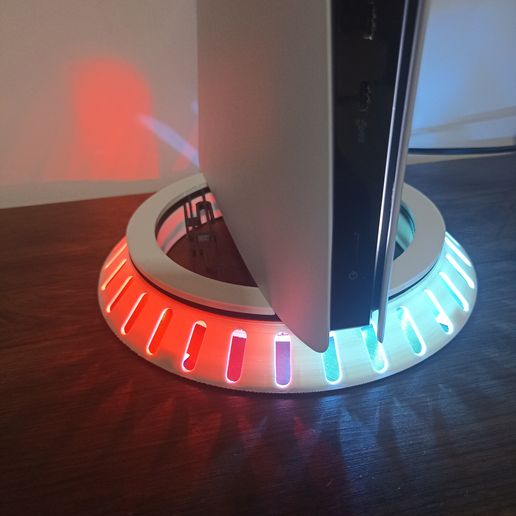 🎮 Playstation 5 Slim and Pro Vertical Stand Customizable with LED・ STL ...