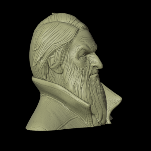 STL file Sokolov Dishonored Head sculpt Pot Planter / vase for 3d ...