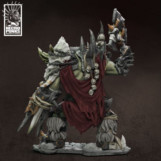 🪖 Orc Arena - Behemoth・ 3D File for 3D printing・Cults