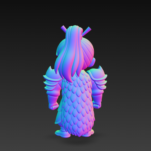 🐕 Toga Inuyasha Chibi・ STL File for 3D printing・Cults