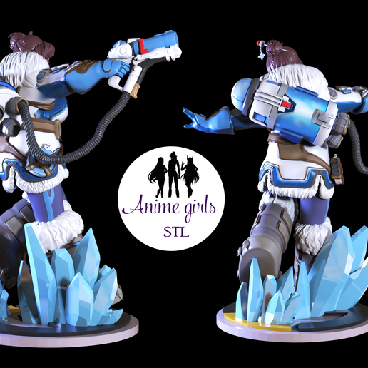 👧 Mei - Overwatch・ 3D File for ・Cults