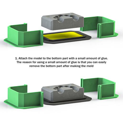 ☕ slip cast mold for ceramic production・ 3D File for 3D printing・Cults