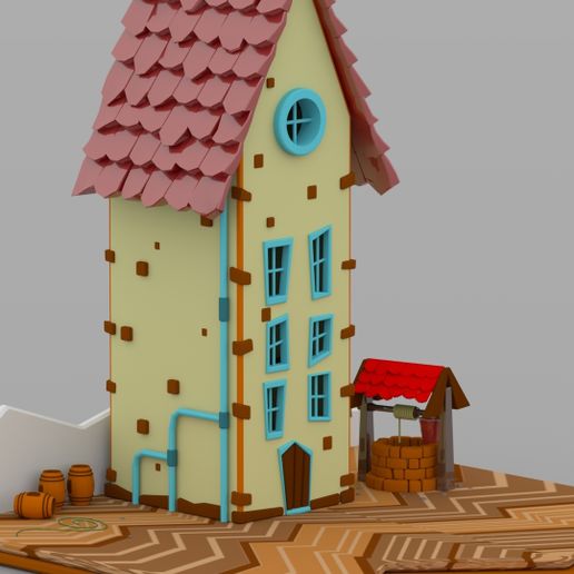🏠 Game House Assets・ STL File for ・Cults