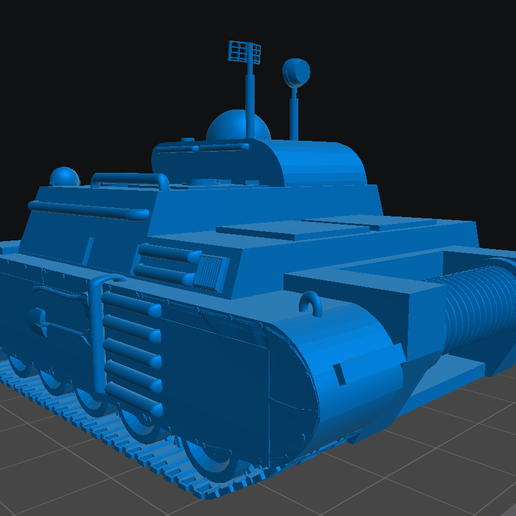 🪖 tintin lunar tank・ OBJ File for 3D printing・Cults