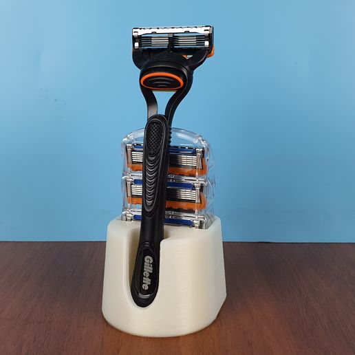 🪒 Gillette Fusion Razor Stand・Free STL File for 3D printing・Cults