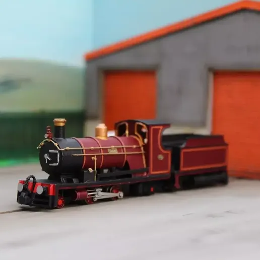 🚆 009/oo9 узкоколейка "Fairbourne" 2-4-2 Tender набор кузова двигателя ...