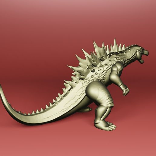 STL file Realistic Godzilla STL File for 3D Printing – High-Detail ...