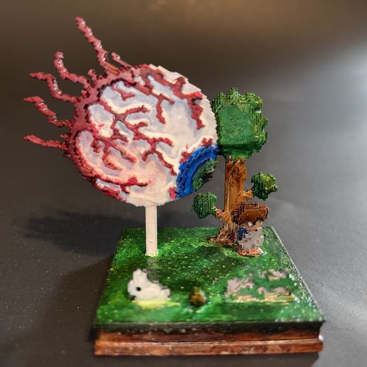 🗺️ Mini Terraria World Miniature・Free STL File for 3D printing・Cults