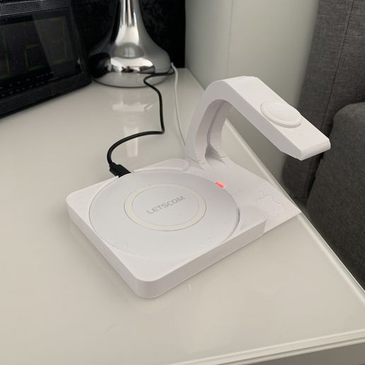 📱 Letscom Wireless iPhone and Apple Watch Charger・Free STL File for 3D ...