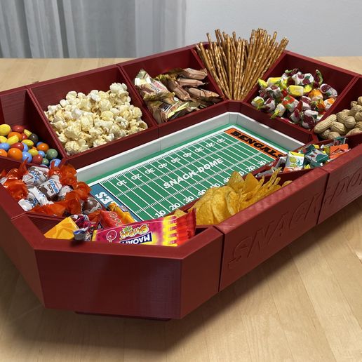 🏈 American football snack dome (snack stadium, snack arena)・ 3D File ...