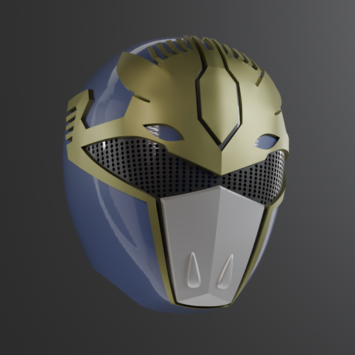 🪖 TenmaRanger Blue Helmet – Dairanger Sentai / Power Rangers Custom 3D ...
