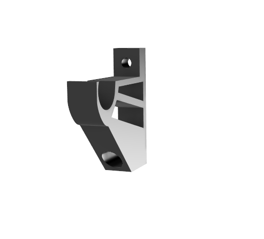 🖼 Curtain Rod Hanger・Free STL File for 3D printing・Cults