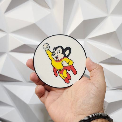 🐁 Mighty Mouse・Free STL File for ・Cults