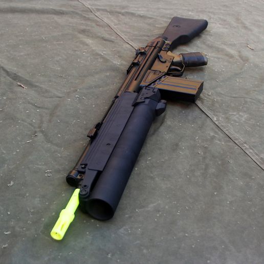 🔫 HK G3 GRENADE LAUNCHER | HK79・ STL File for 3D printing・Cults