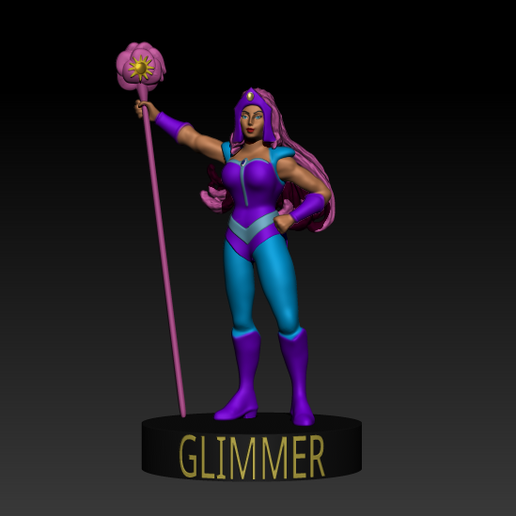 OBJ file Glimmer 👨 ・3D printer design to download・Cults