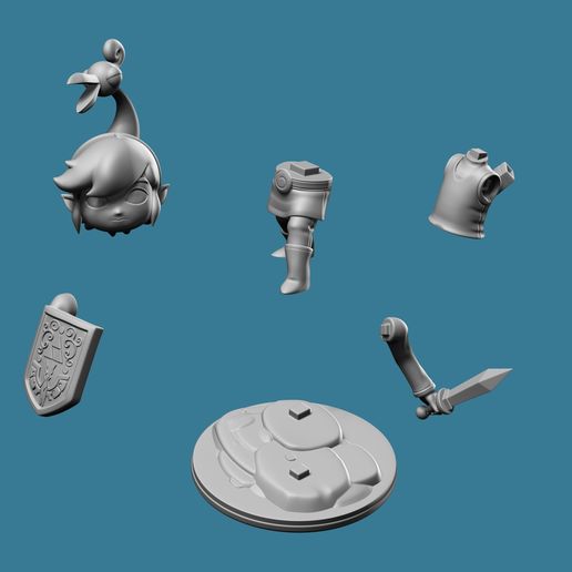 🔗 Link / The legend of Zelda Minish Cap・ STL File for 3D printing・Cults