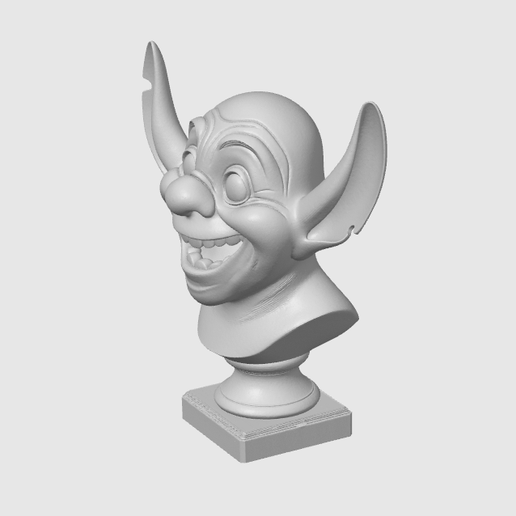 👤 StitchShrek – Stitch × Shrek Crossover Bust STL for 3D Printing・ STL ...