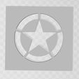 ⭐ WW2 US army star stencils・ STL File for ・Cults
