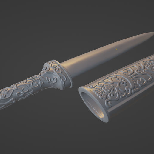 🗡️ Dagger (Morgana's Dagger)・ STL File for 3D printing・Cults