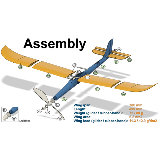 🛩️ Airy-71 Version 2 - Printable 3in1 fun・ 3D File for 3D printing・Cults
