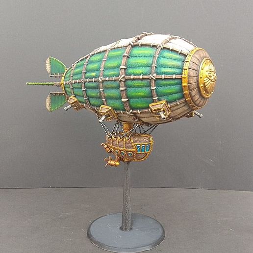 🎲 Tiny Classic Dwarf Airship (Now with rules!)・ STL File for 3D ...