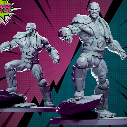 🎲 MARVEL CRISIS PROTOCOL COLOSUS AOA PRESUPPORTED INCLUDED・ STL File ...