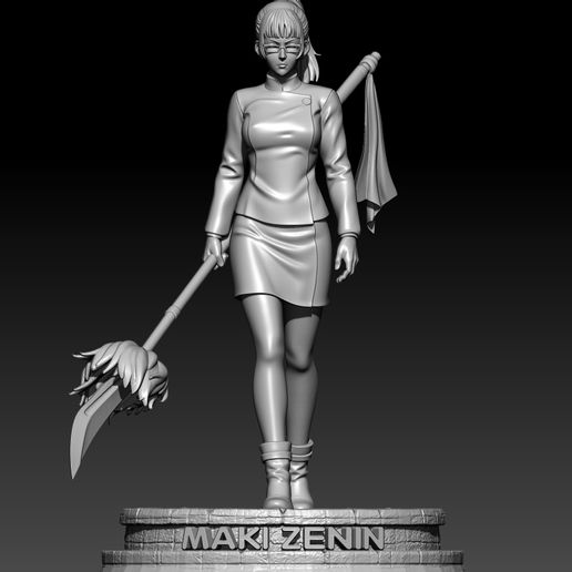 👾 Maki Zenin - Jujutsu Kaisen - STL ready for 3D Printing・ 3D File for ...