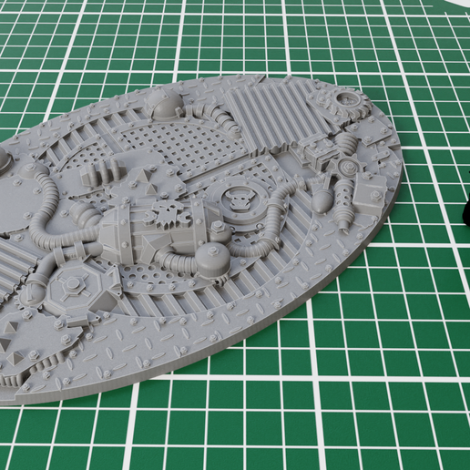 🎲 170mm scrap base 2・Free STL File for ・Cults