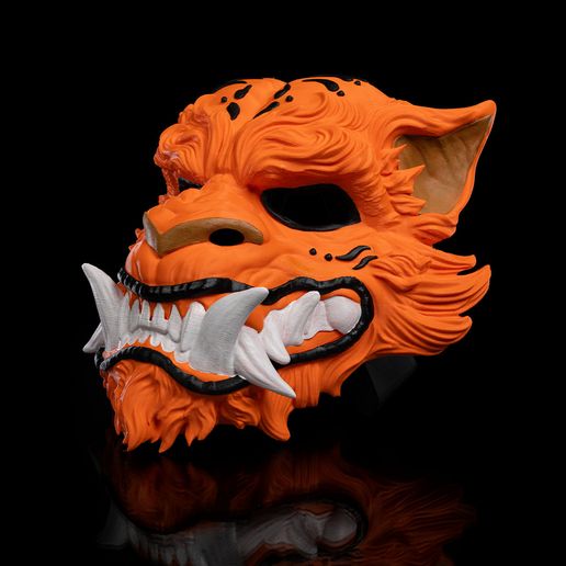 3D file Tora Mask 🐅 ・3D printable model to download・Cults